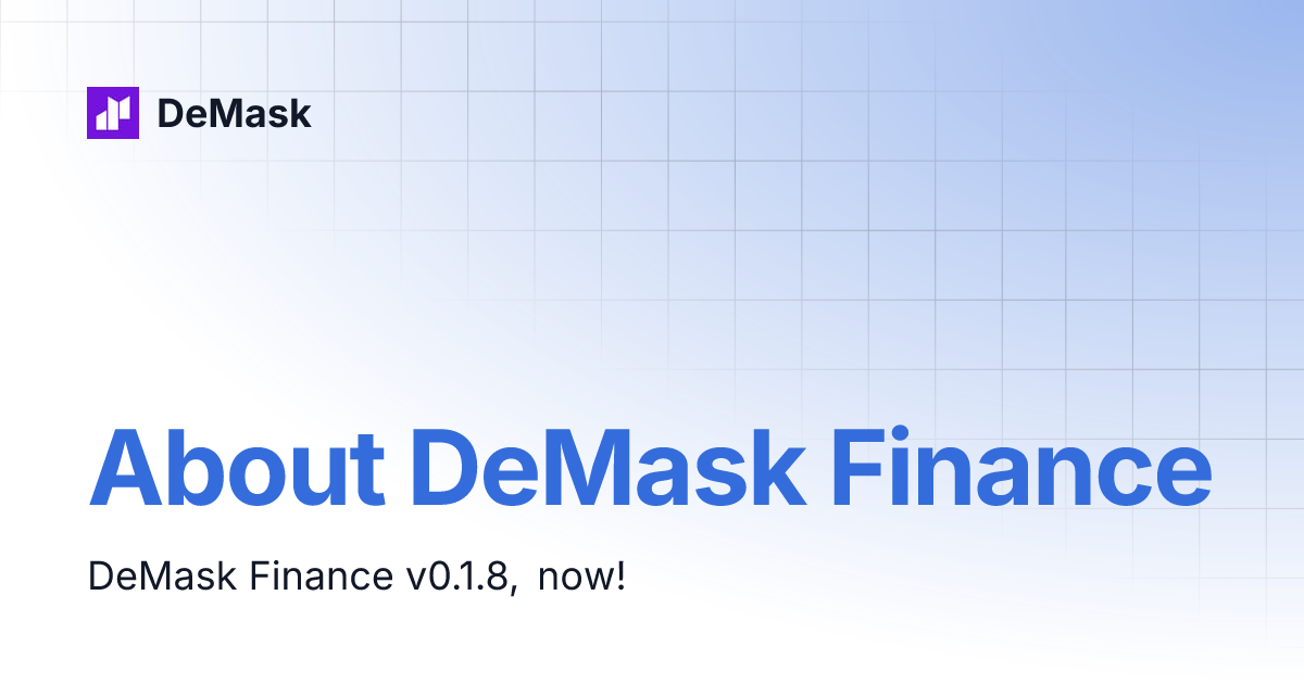About DeMask Finance | DeMask