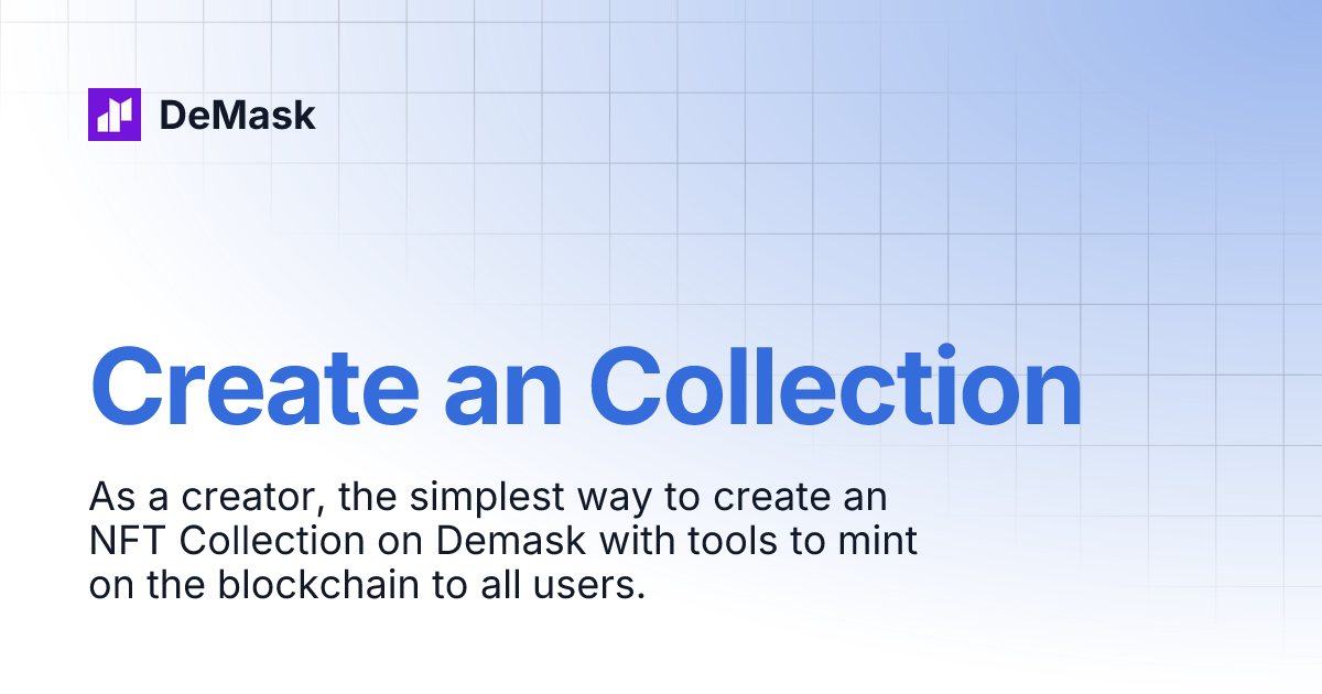 Create an Collection | DeMask